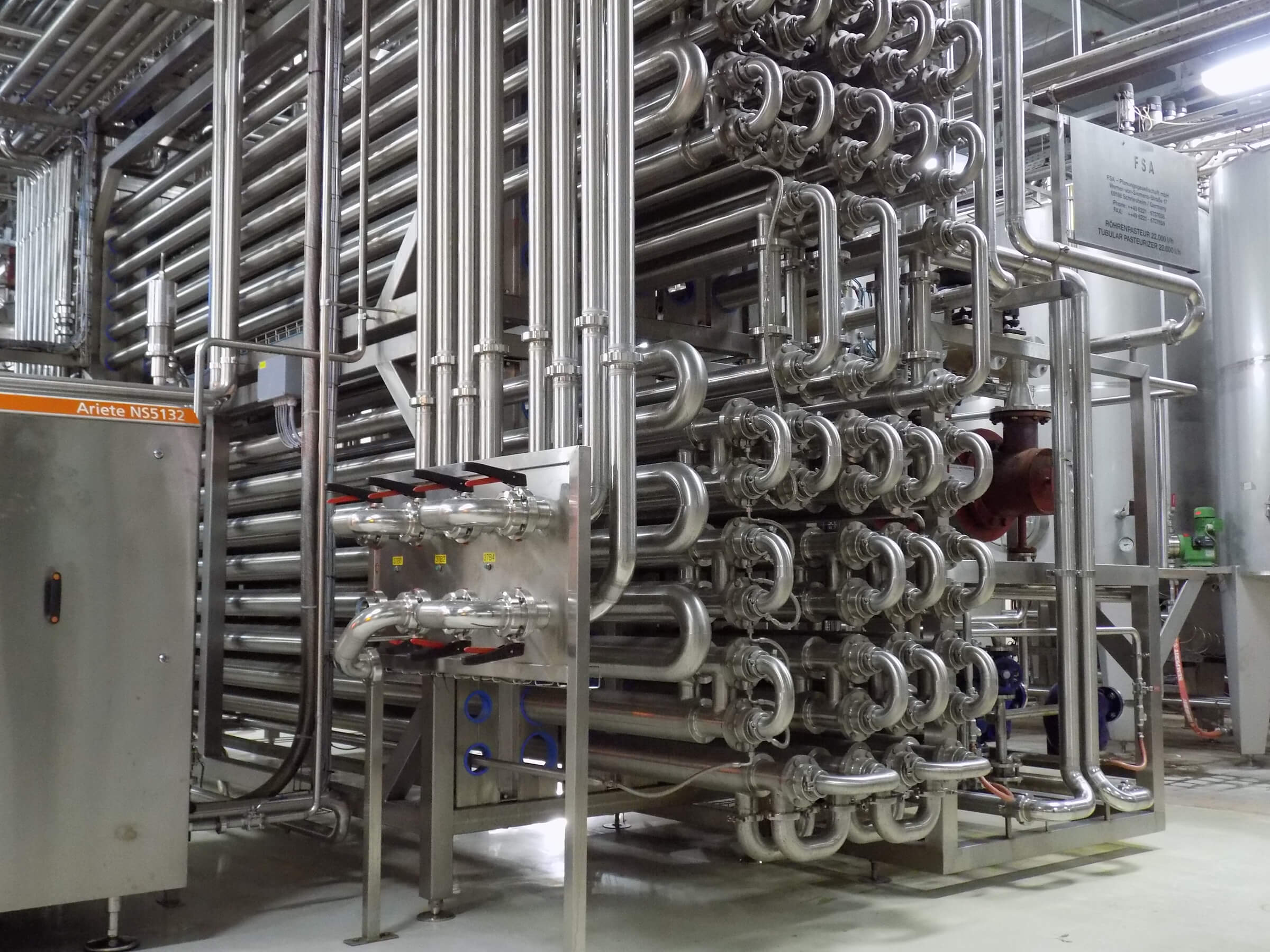 Tubular Pasteurizers - FSA Pasteurizers